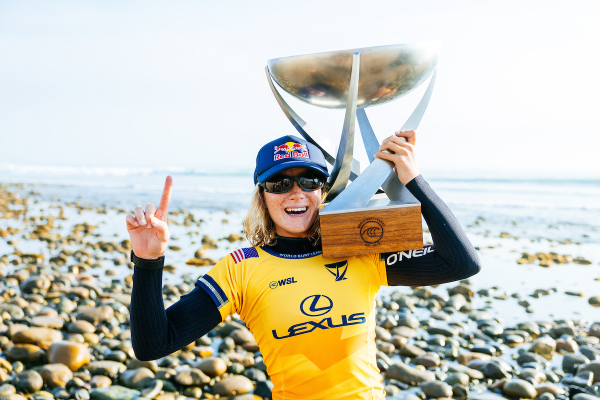 Caitlin Simmers Makes History as Youngest World Surfing Champion at WSL ...